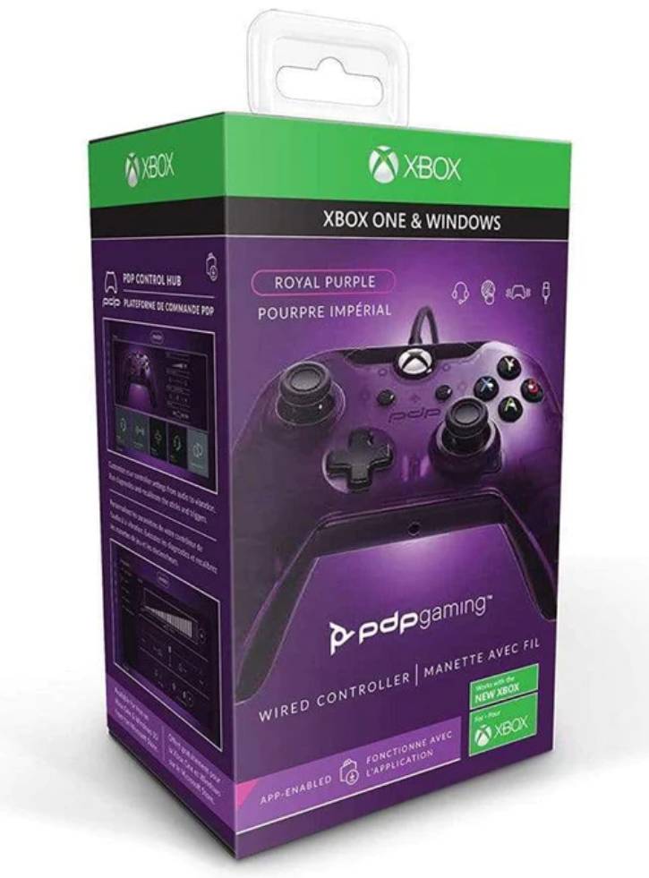 Pdp Wired Controller Purple pentru XBOX SERIES / Xbox One / PC