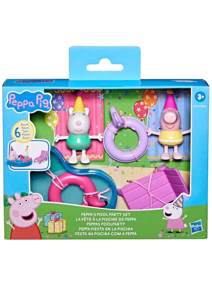 Peppa Pig Peppa's Moments Peppa's Pool Party Set (f9511)