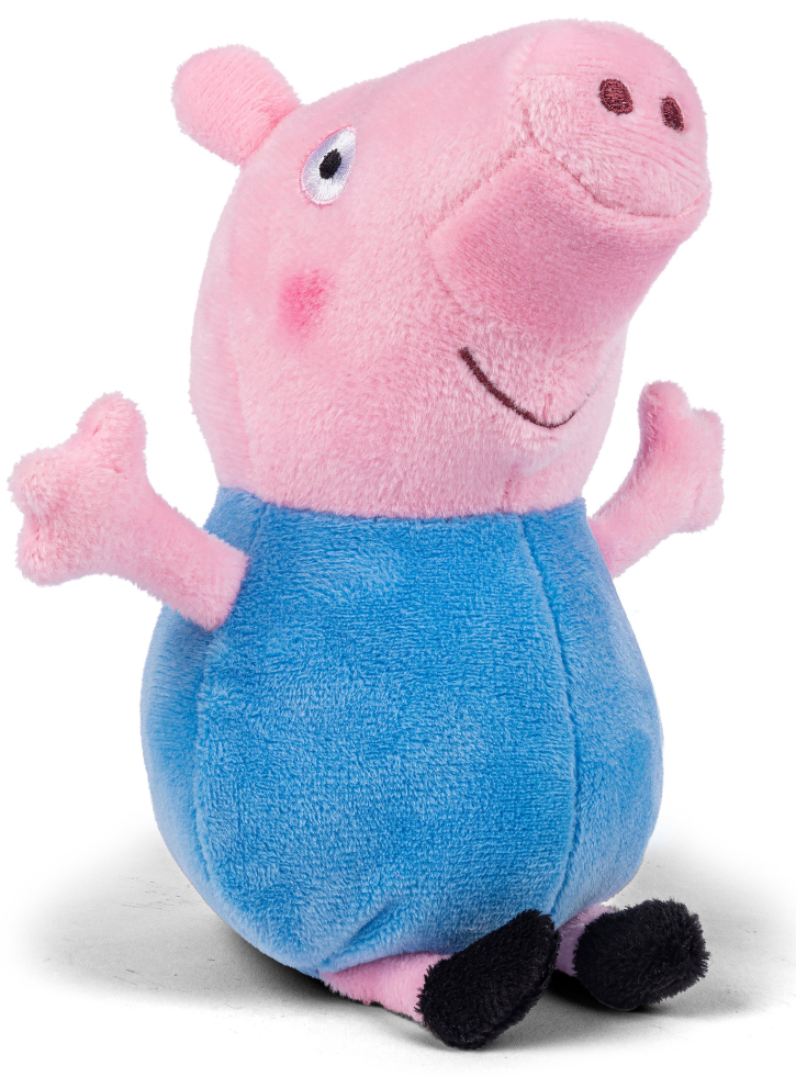 Jucarie Plus Peppa Pig Plush 20cm George In Blue Shirt
