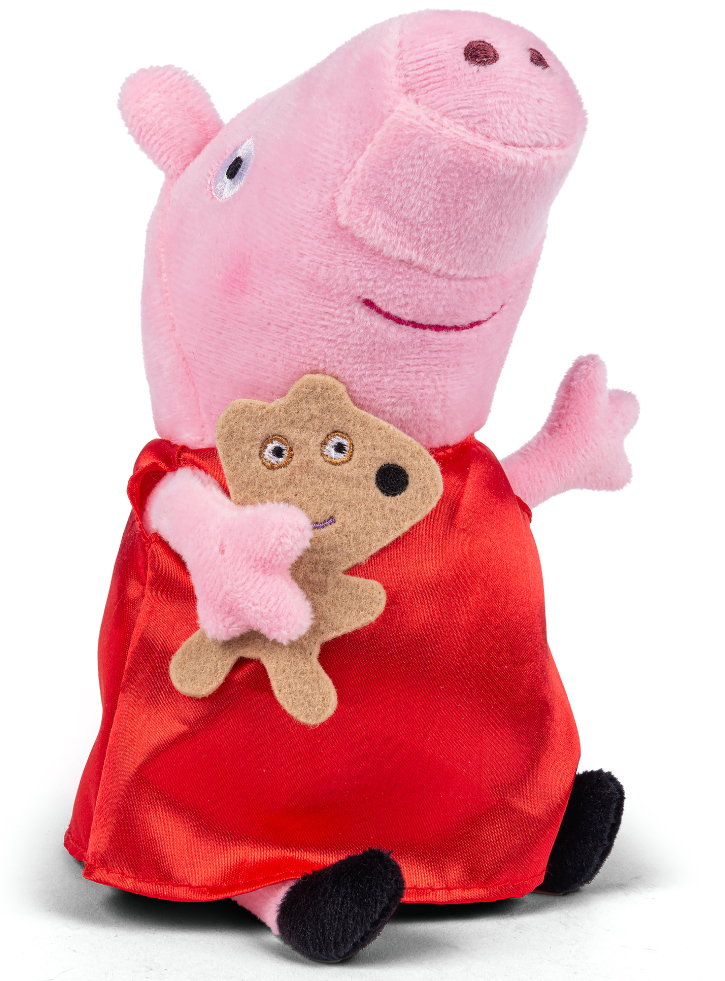 Jucarie Plus Peppa Pig Plush 20cm Peppa With Brown Plush