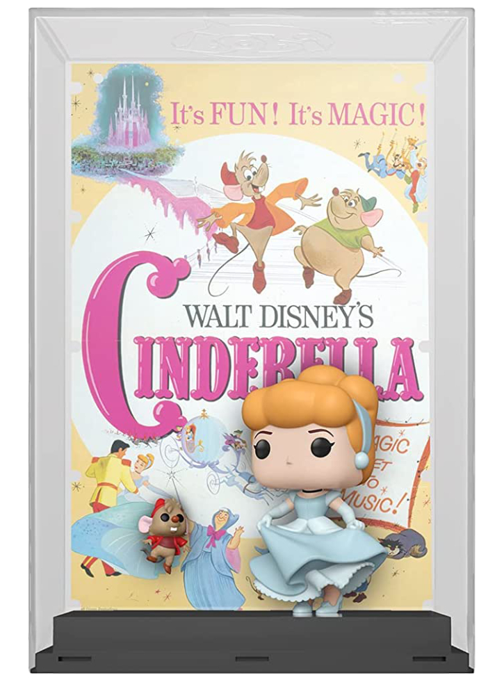 Figurina Joc Pop Movie Poster Disneys 100th Cinderella With Jaq 10cm
