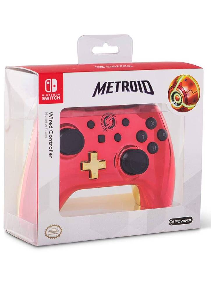 Powera Wired Controller: Chrome Samus
