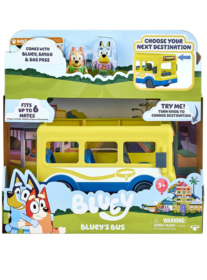 Set Bluey School Bus Friends Theme (90178)