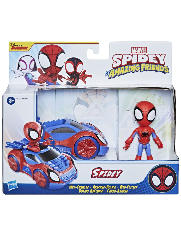 Set Disney Marvel Spidey & His Amazing Friends Spidey Web-crawler (f1940)