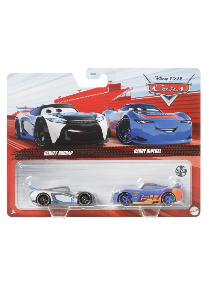 Set Disney Pixar Cars 3 Harvey Rodcap Barry Depedal (hlh59)