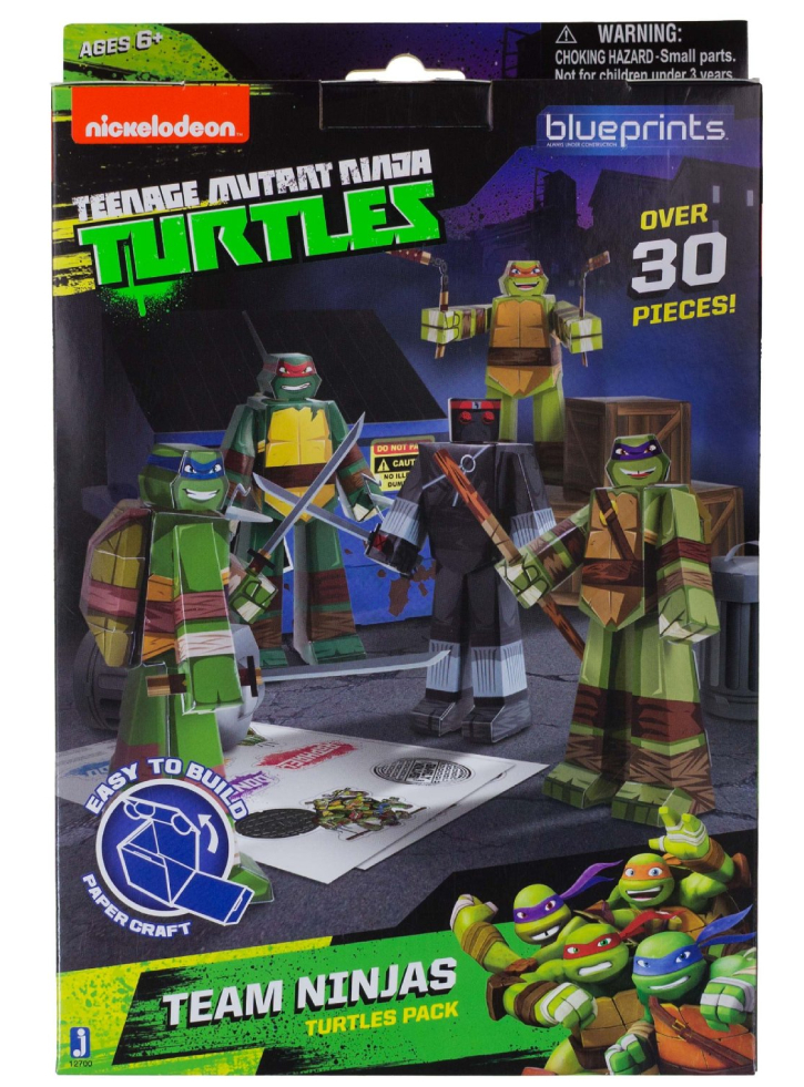 Set Papercraft Mutant Team Ninja Turtles
