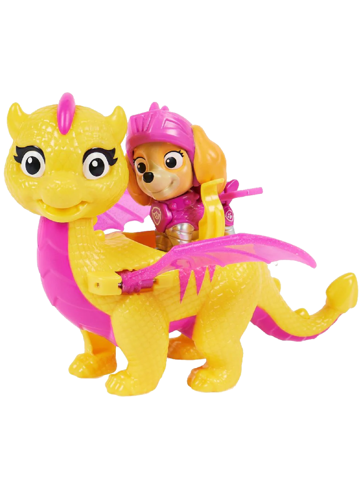Set Paw Patrol Rescue Knights Skye And Dragon Scorch