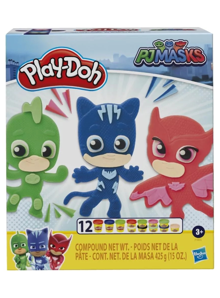 Set Plastilina Play-doh Pj Masks Hero (f1805)