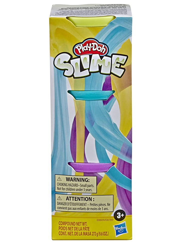 Plastilina Set Play-doh Slime Compound Yellow/purple/teal (e8809)