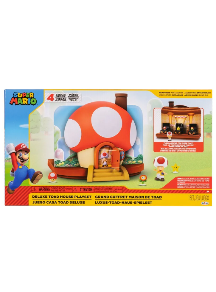 Set Super Mario Deluxe Toad House 413674