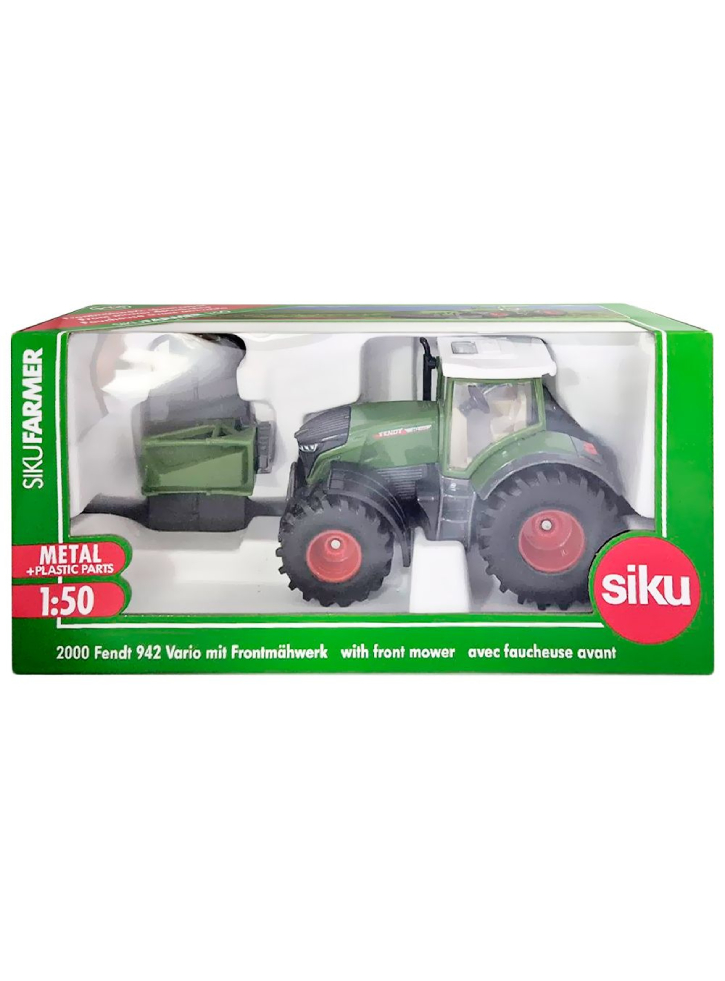 Siku 1:50 Fendt 942 Vario With Front Mower (313-2000)