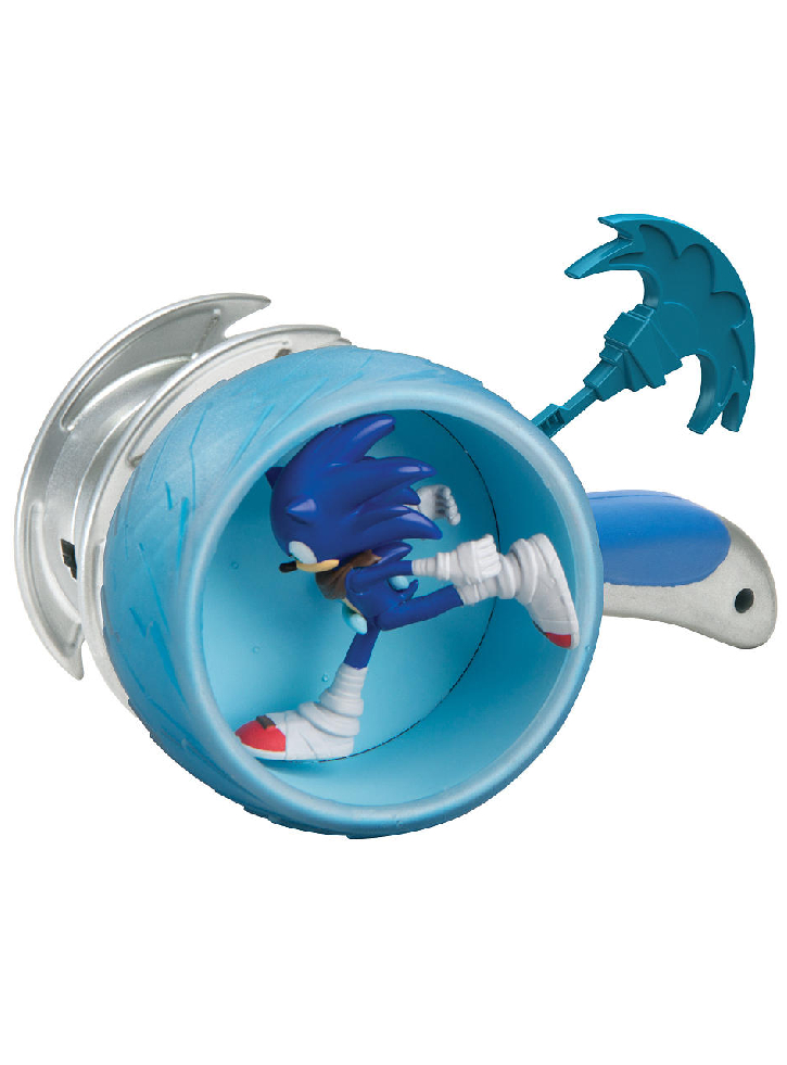 Figurina Joc Sonic With Ripcord Wheel Launcher