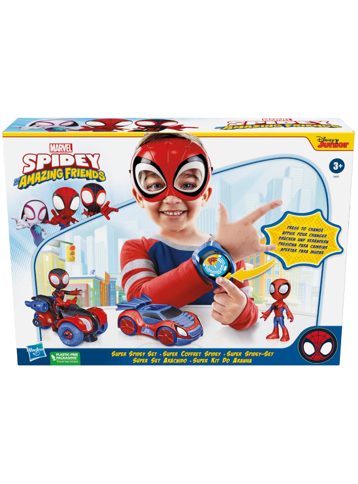 Spidey And His Amazing Friends Role Play Vehicle Bundle (f6691)