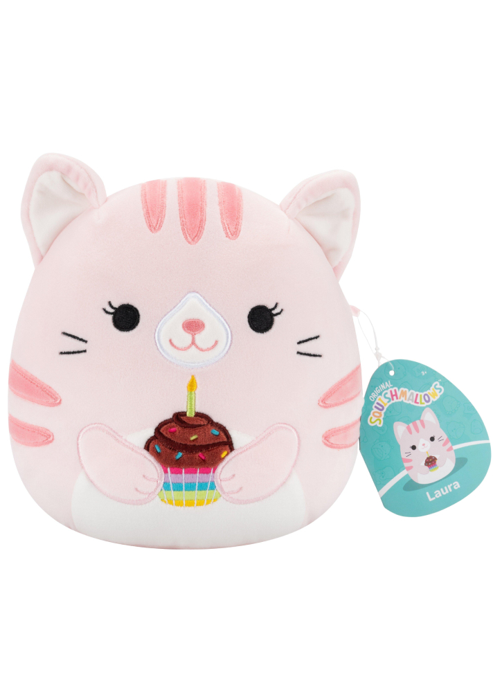 Jucarie Plus Squishmallows Celebration Plush Laura Cat 19cm