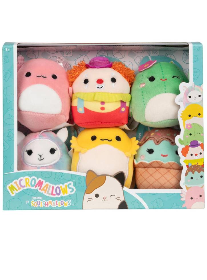 Jucarie Plus Squishmallows Micromallows 6-pack Plush Archie Rodry ...