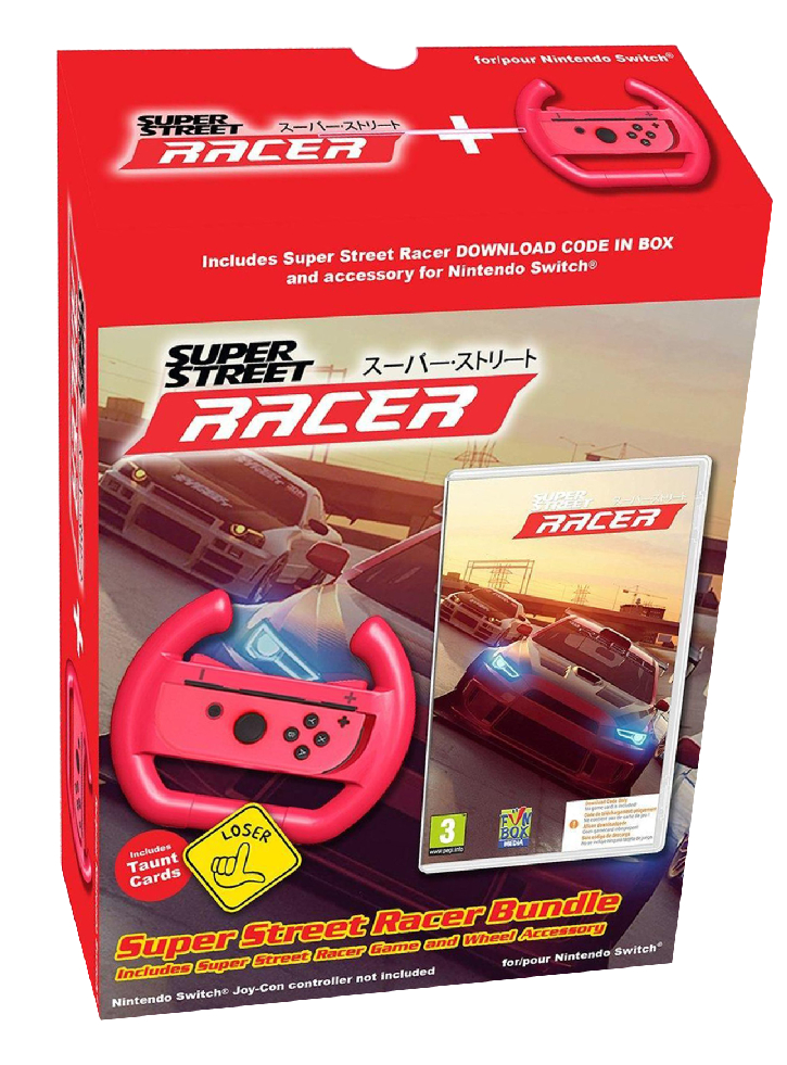 Joc Super Street Racer Bundle + Accesoriu De RoțI pentru Nintendo Switch