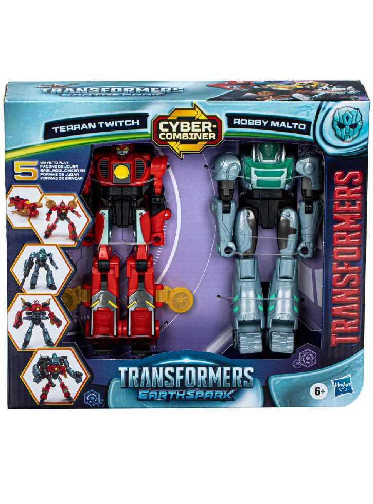 Transformers Earthspark Cyber Combiner Terran Twitch Robby Malto (f8438)