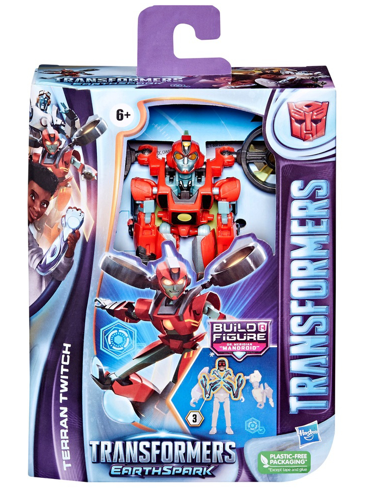 Jucarie Robot Transformers Earthspark Deluxe Class Terran Twitch