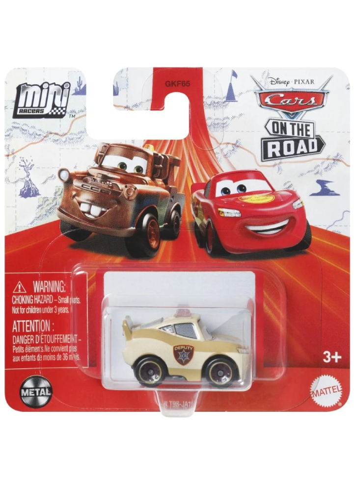 Vehicul Disney Cars On The Road Mini Racers Lightning Mcqueen Deputy ...