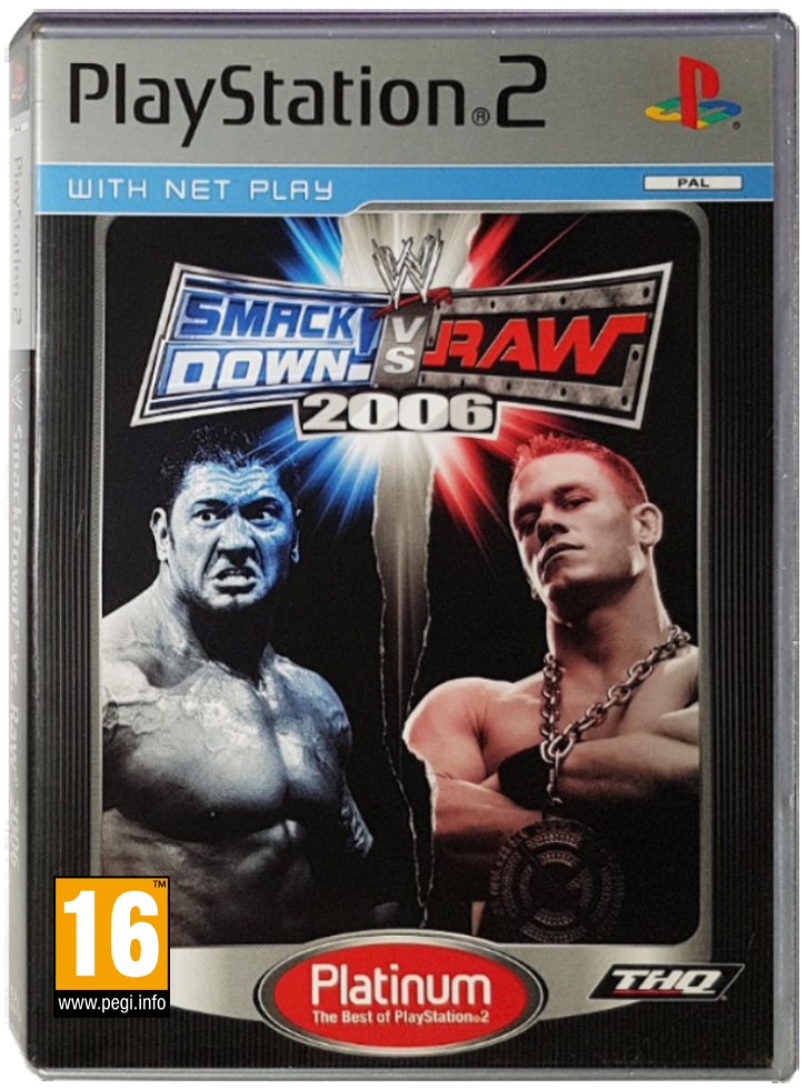 Joc Wwe Smackdown Vs. Raw 2006 Platinum pentru PS2