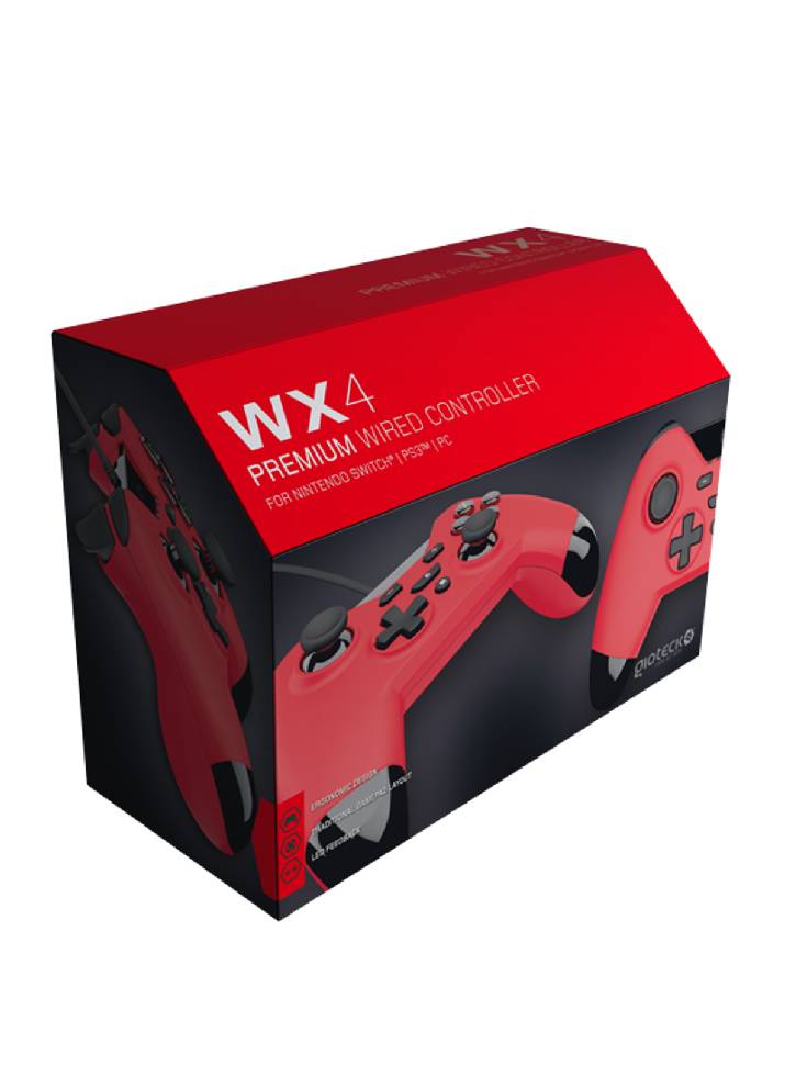 Wx4 Wired Controller Red pentru NSW / PC