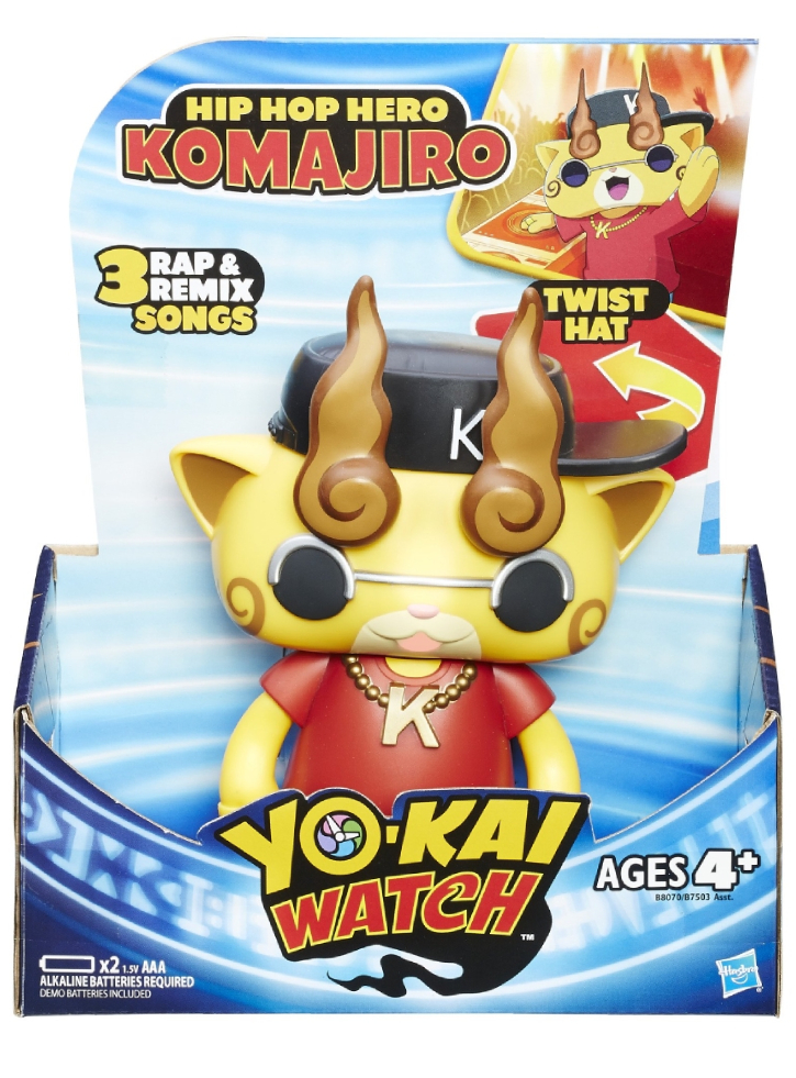 Figurina Joc Yo Kai Watch Hip Hop Hero Komajiro Electronic