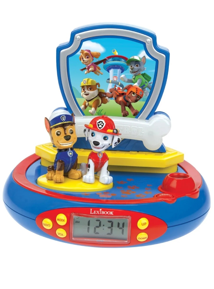 Paw Patrol 3d Chase Projector Clock (rp500pa)