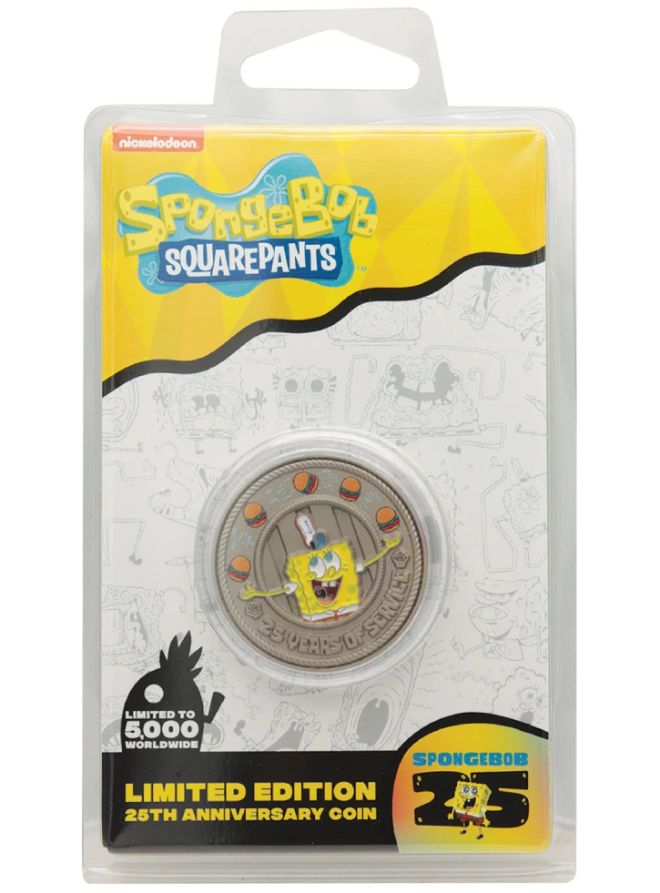 Spongebob Squarepants 25th Anniversary Coin