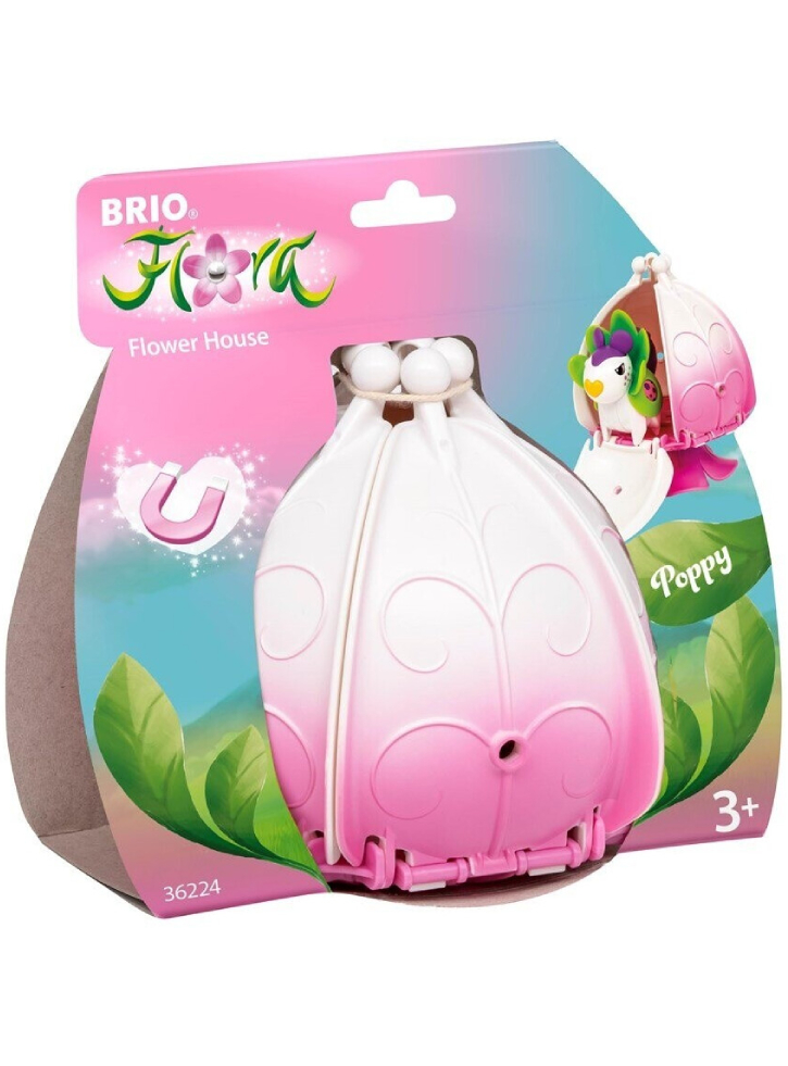 Brio Flora Poppy Flower House (36224)