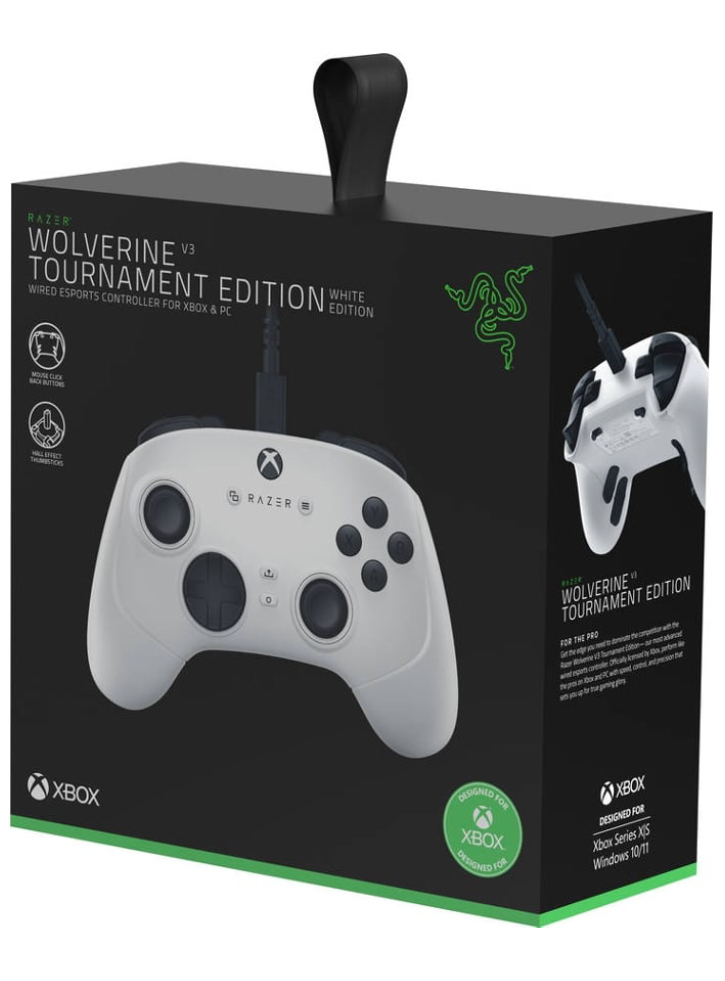 Razer Wolverine V3 Tournament Edition Wired Controller White pentru PC ...